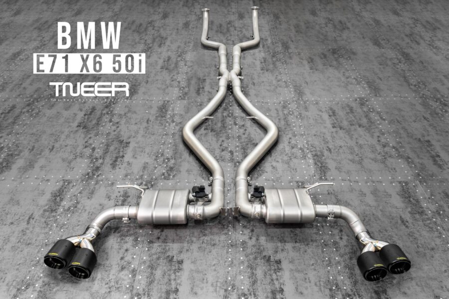 BMW E71 X6 50i TNEER Performance Downpipes - Eldens Autobahn