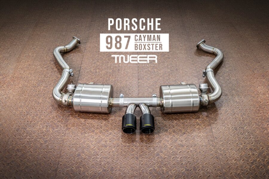 Porsche 987 Boxster / Cayman TNEER Performance Exhaust System - Eldens ...